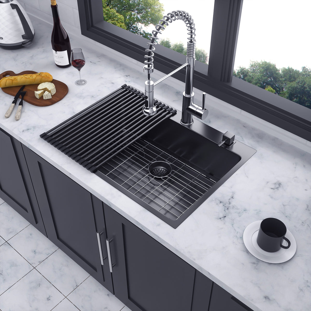 Drop-in Single Bowl Stainless Steel Kitchen Sink RX-SS17 – Rainlex Store